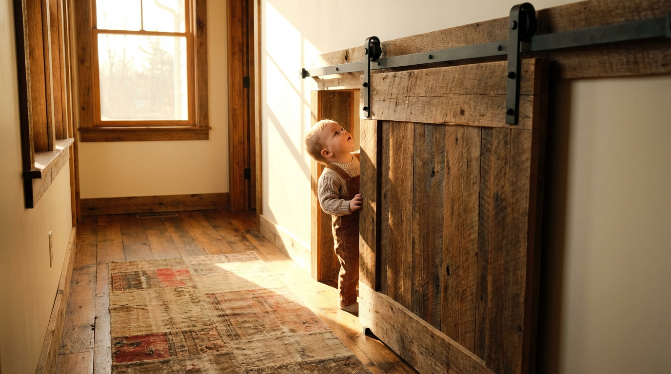 Barn Door Pinch Hazard: A Toddler Safety Guide – TOKSOMIKE HOUSE