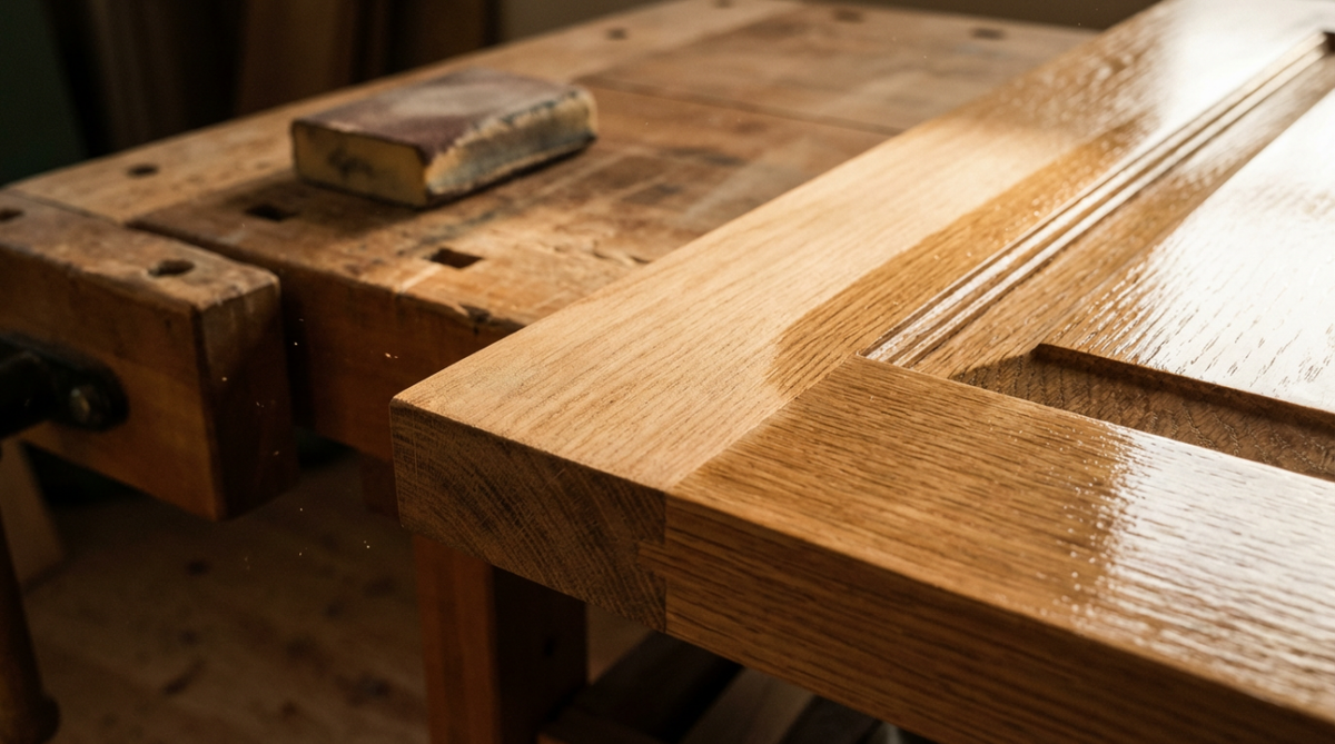 Dual Finish Door: Applying Wax Oil & Lacquer – TOKSOMIKE HOUSE