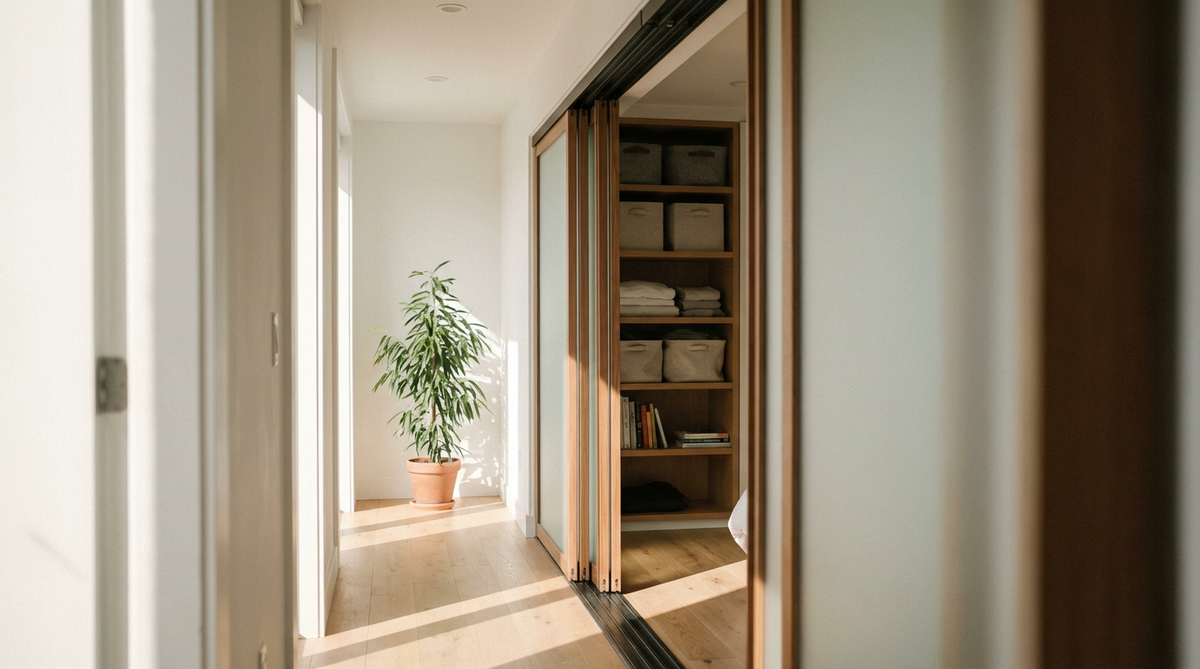 Telescopic Bypassing Track for Very Narrow Walls – TOKSOMIKE HOUSE