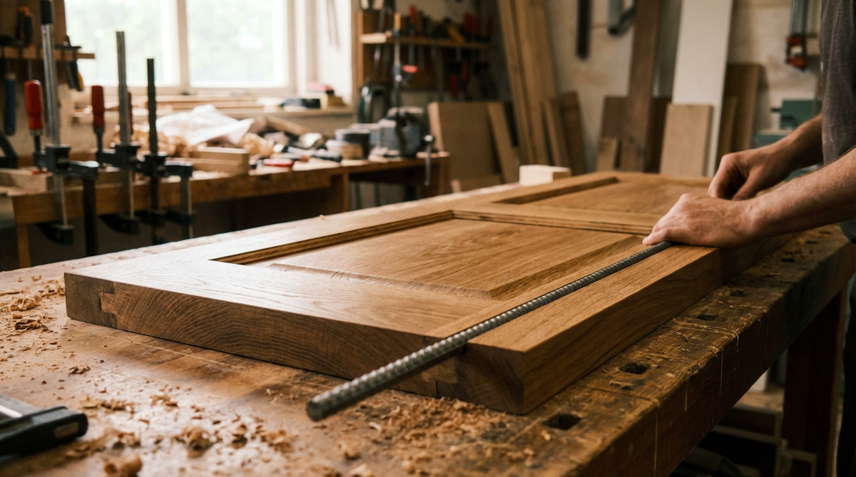 Door Slab Anti-Warping Rods: Keep Solid Wood Flat – TOKSOMIKE HOUSE